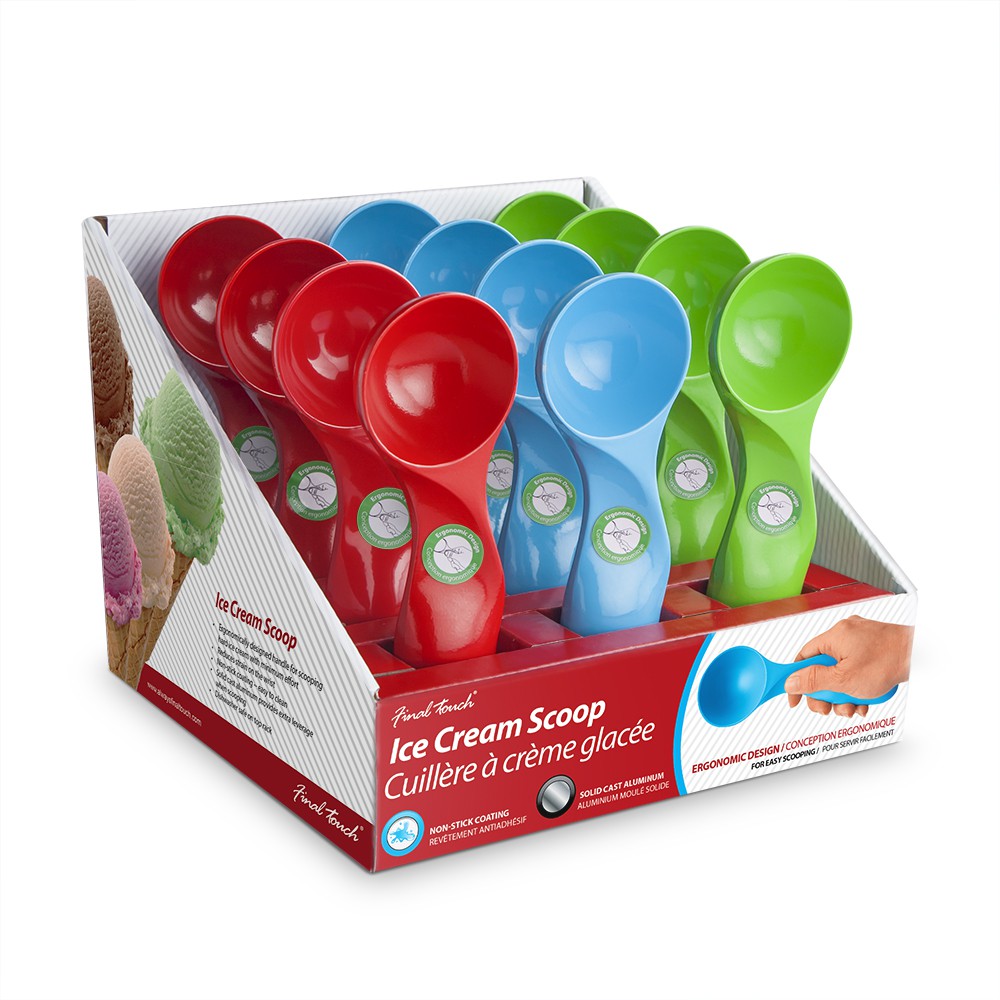 Ice Cream Scoops - CDU - 12 Pieces | Final Touch®