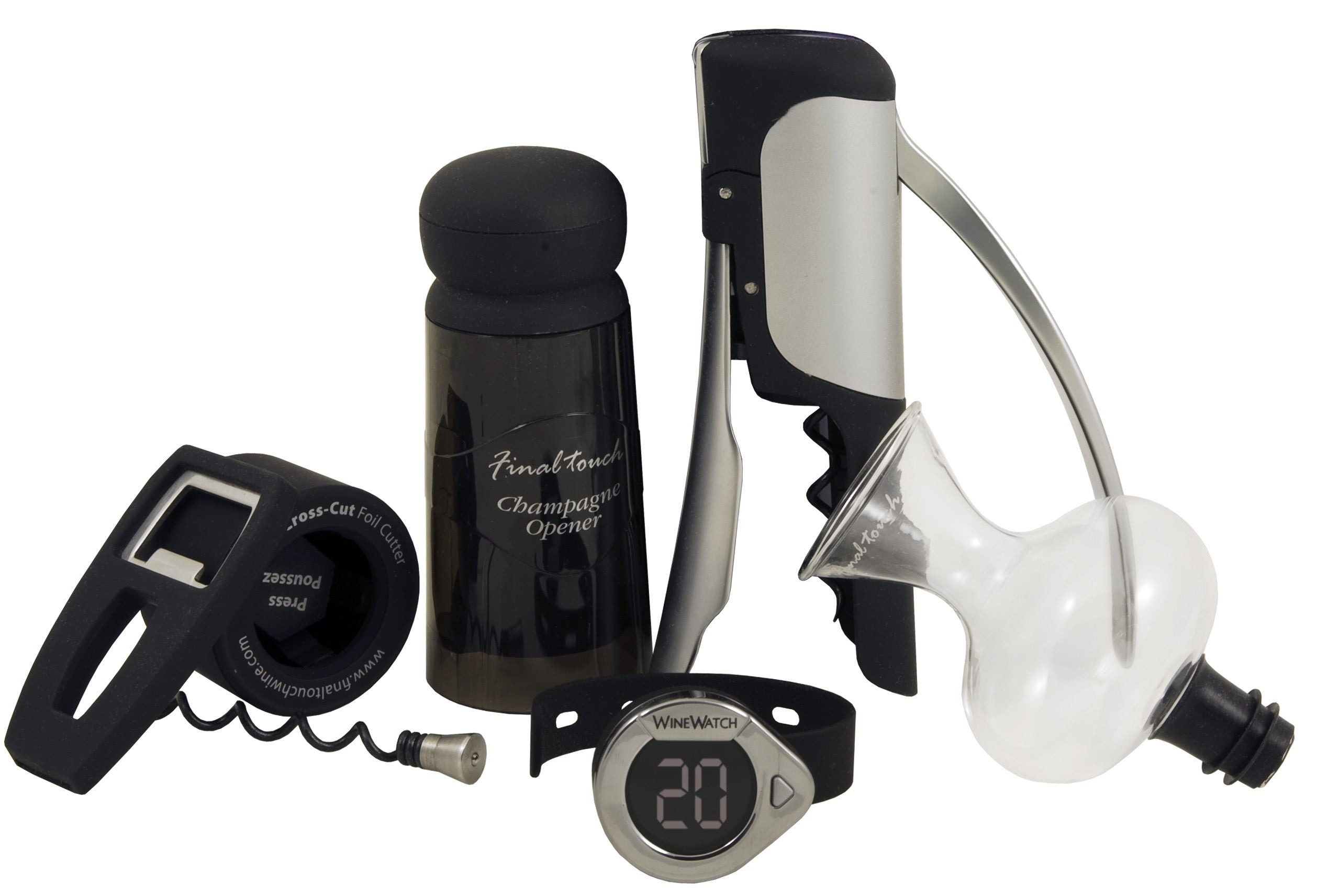 Single Lever Corkscrew - 9 Piece Set | Final Touch®